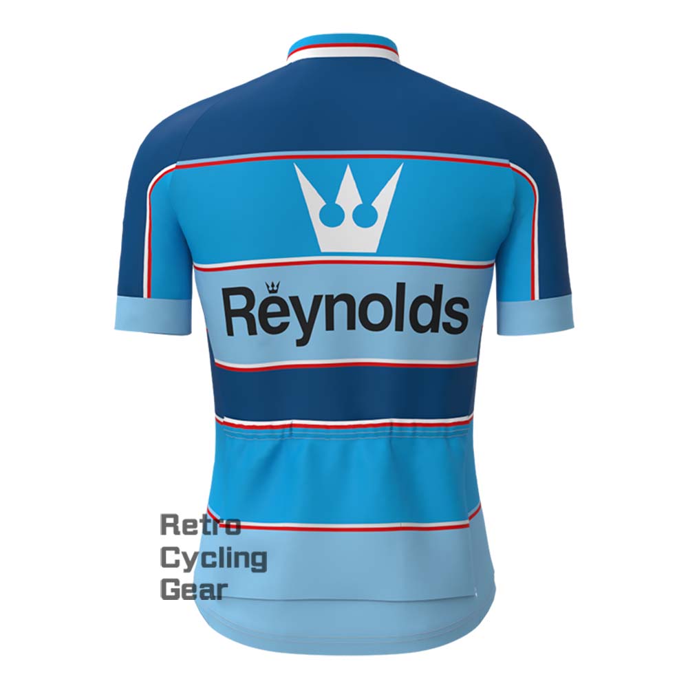 1990s blue Reynolds Retro Short Sleeve Cycling Kits – Retro Cycling Gear