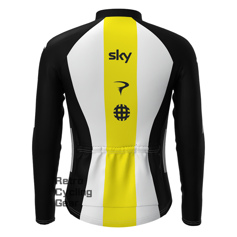 2015 sky Fleece Retro Long Cycling Kits – Retro Cycling Gear