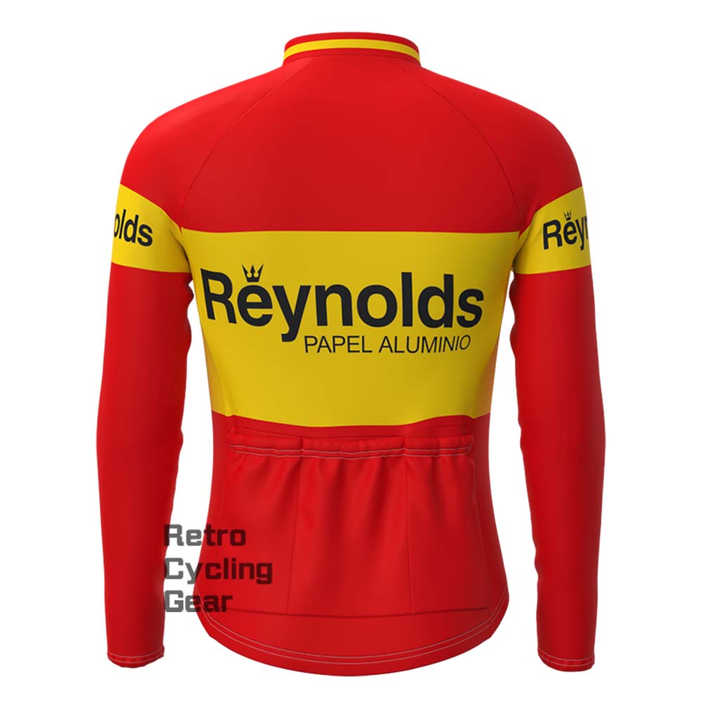 1980s red Reynolds Fleece Retro Long Cycling Kits – Retro Cycling Gear