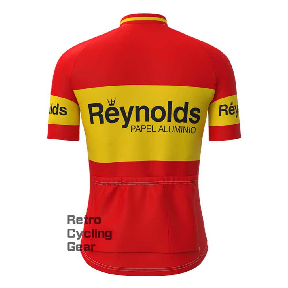 1980s red Reynolds Retro Short Sleeve Cycling Kits – Retro Cycling Gear