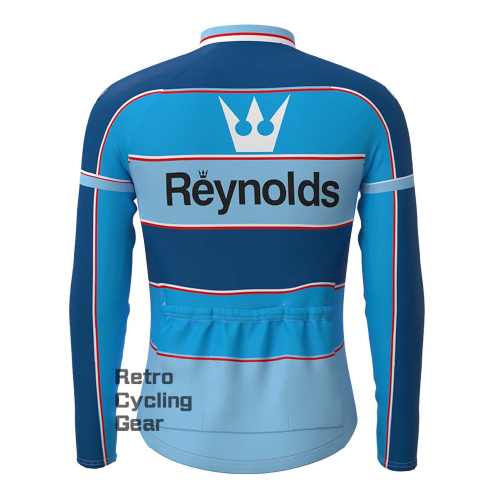 1990s blue Reynolds Retro Long Sleeve Cycling Kits – Retro Cycling Gear