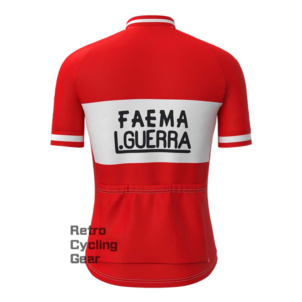 Red FAEMA Retro Short Sleeve Cycling Kits – Retro Cycling Gear