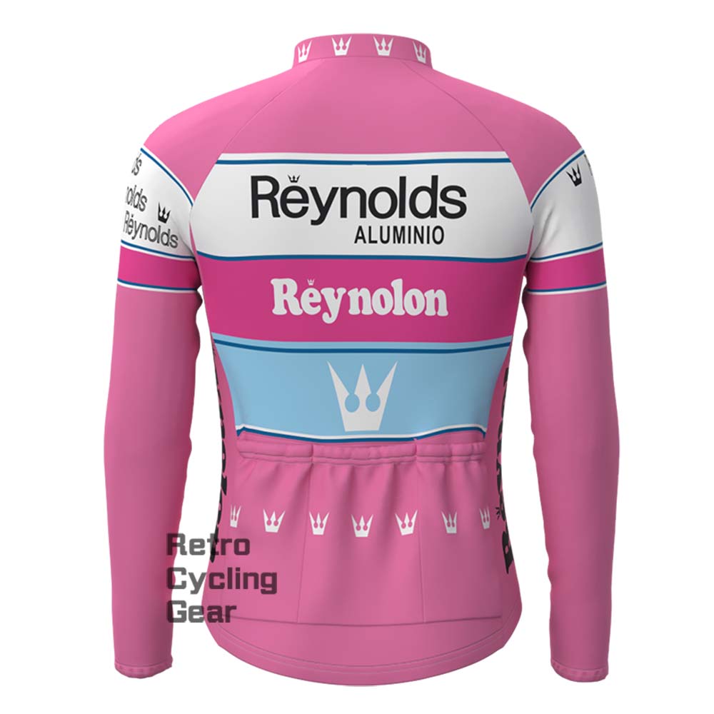 Pink Reynolds Retro Long Sleeve Cycling Kits – Retro Cycling Gear