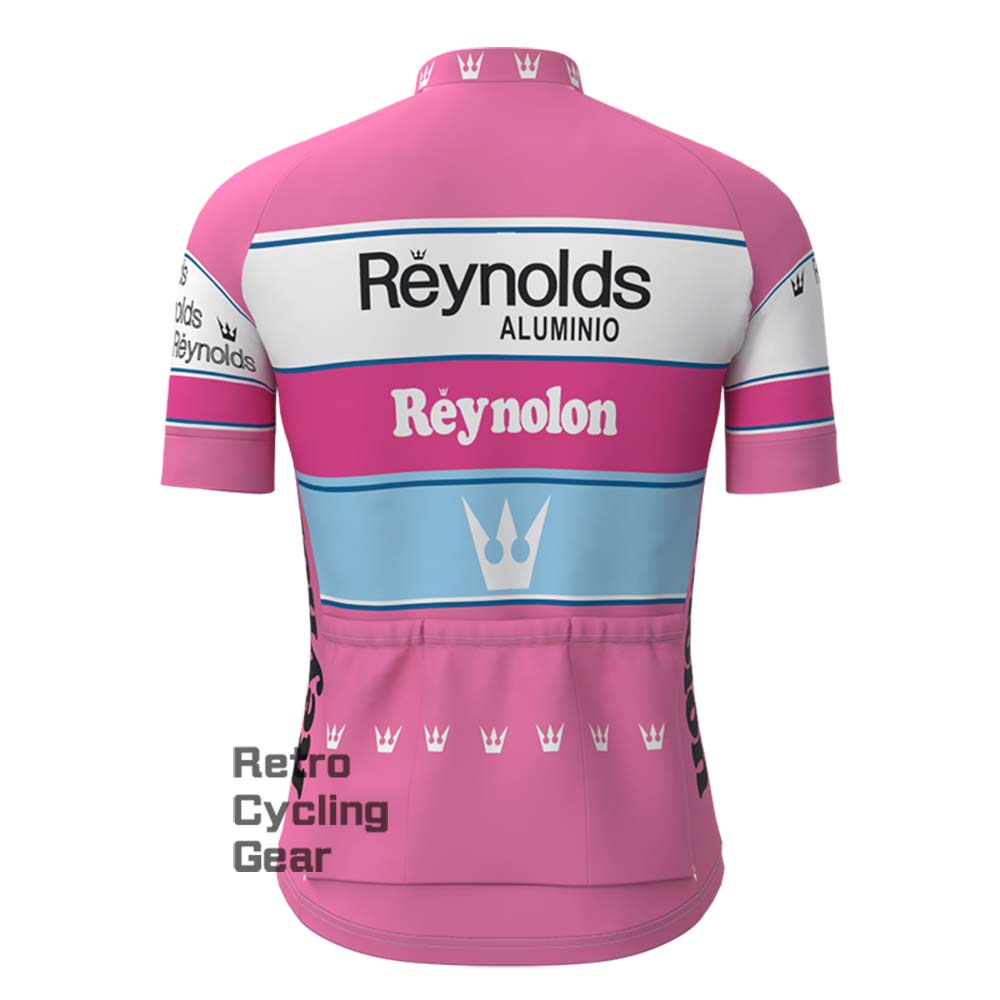 Pink Reynolds Retro Short Sleeve Cycling Kits – Retro Cycling Gear