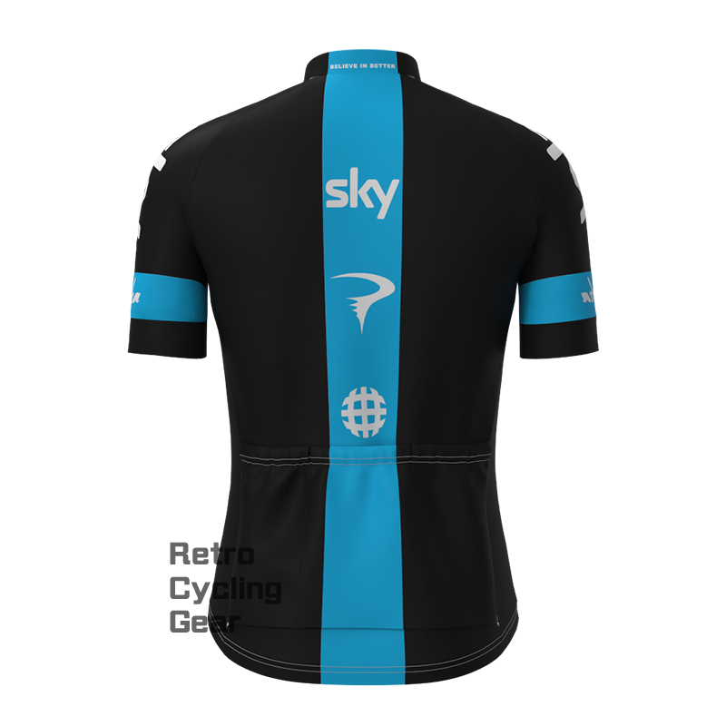 2013 sky Retro Short Sleeve Cycling Kits – Retro Cycling Gear