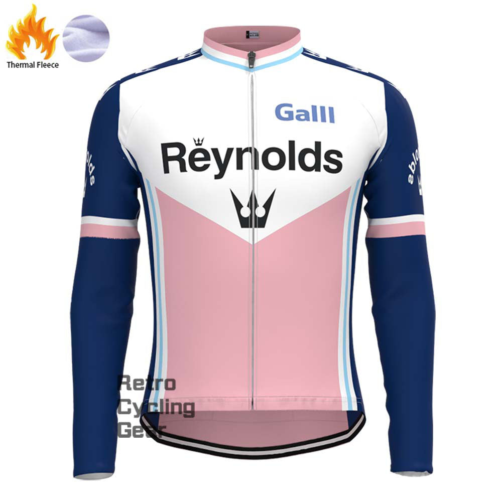 1990s Pink Reynolds Fleece Retro Long Cycling Kits – Retro Cycling Gear