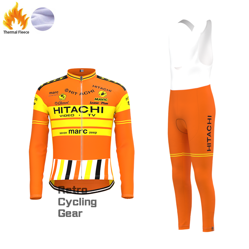 HITACHI Fleece Retro Long Cycling Kits – Retro Cycling Gear