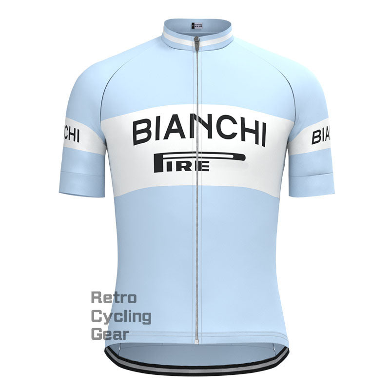 Bianchi Baby blue Retro Short Sleeve Cycling Kit – Retro Cycling Gear