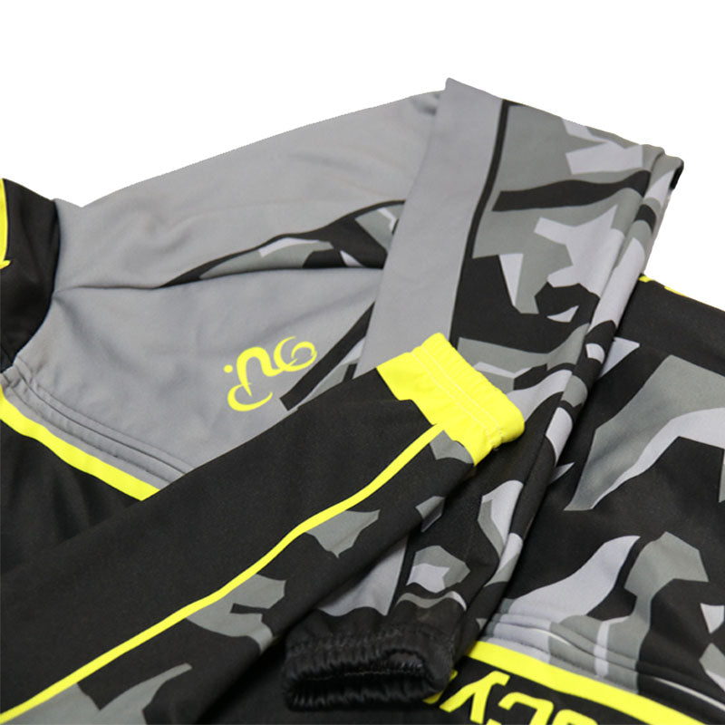 RALEIGH Yellow Fleece Retro Long Sleeves Jerseys – Retro Cycling Gear
