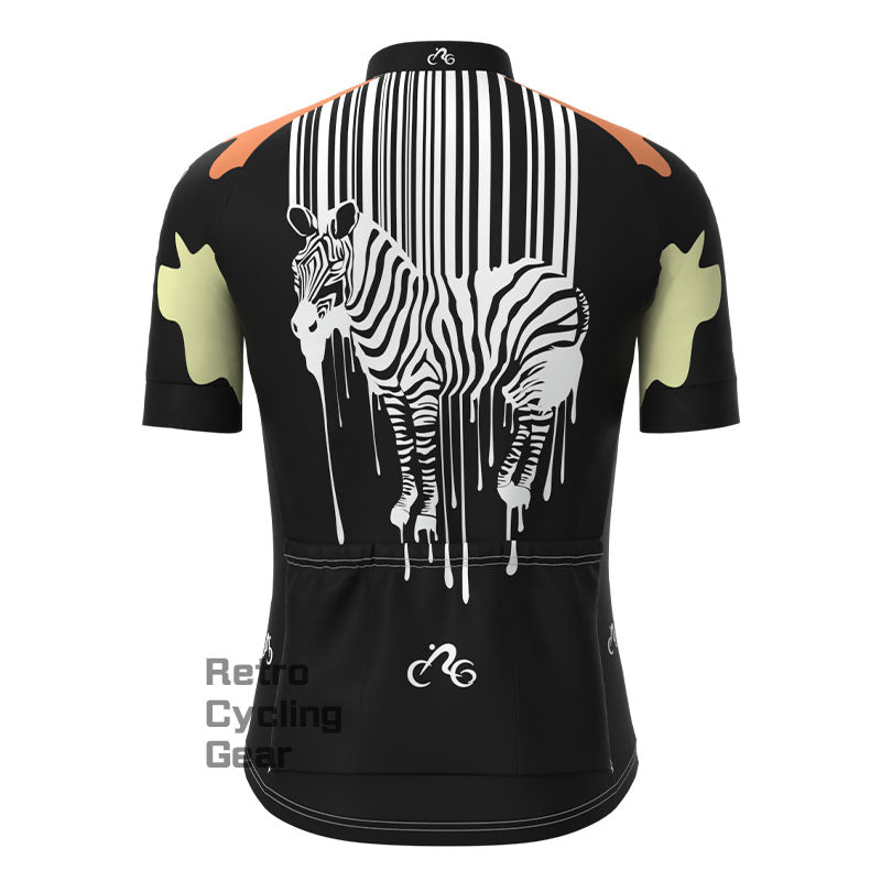White Zebra Short Sleeves Cycling Jersey – Retro Cycling Gear