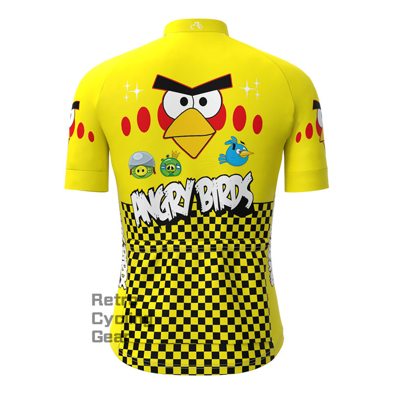 Angry Birds Yellow Short Sleeves Cycling Jersey – Retro Cycling Gear