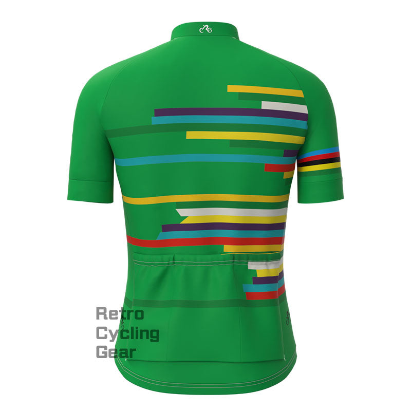 Green Shirt Short Sleeves Cycling Jersey – Retro Cycling Gear
