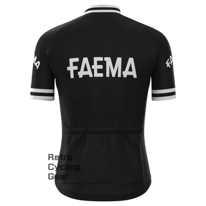 FAEMA Black Retro Short Sleeve Cycling Kit – Retro Cycling Gear