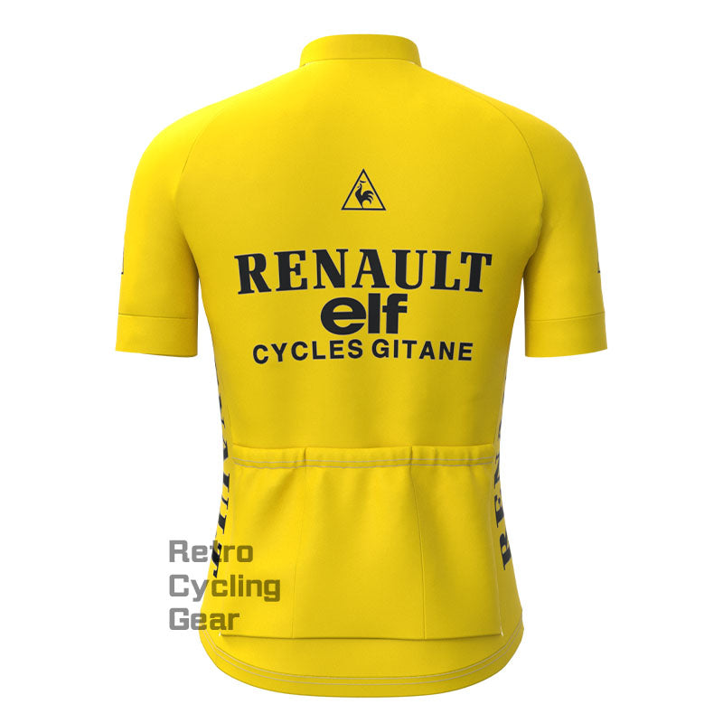 ELF Yellow Retro Short Sleeve Cycling Kit – Retro Cycling Gear