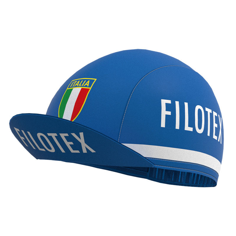 Filotex Blue Retro Cycling Cap – Retro Cycling Gear
