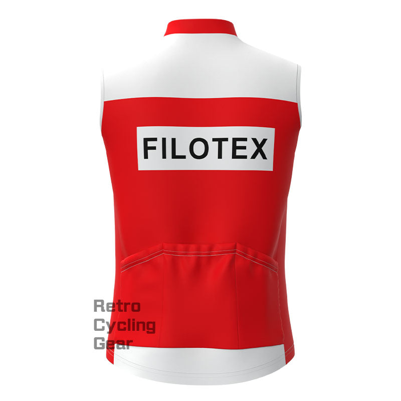 Filotex Red Retro Cycling Vest – Retro Cycling Gear