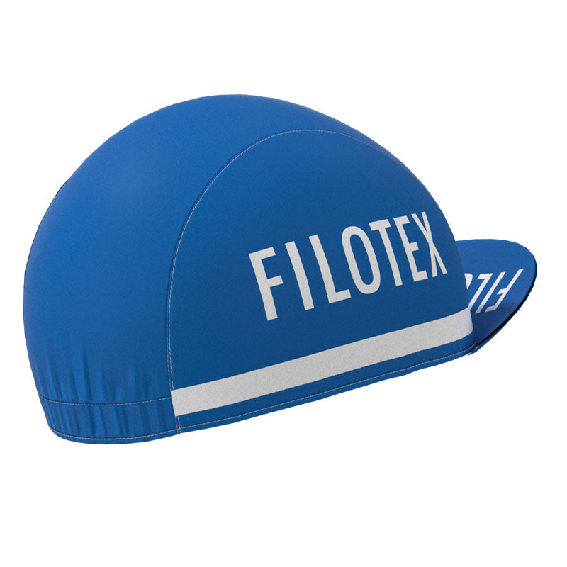 Filotex Blue Retro Cycling Cap – Retro Cycling Gear