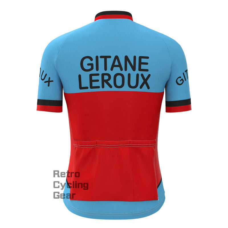 GITANE Blue-Red Retro Short Sleeve Cycling Kit – Retro Cycling Gear