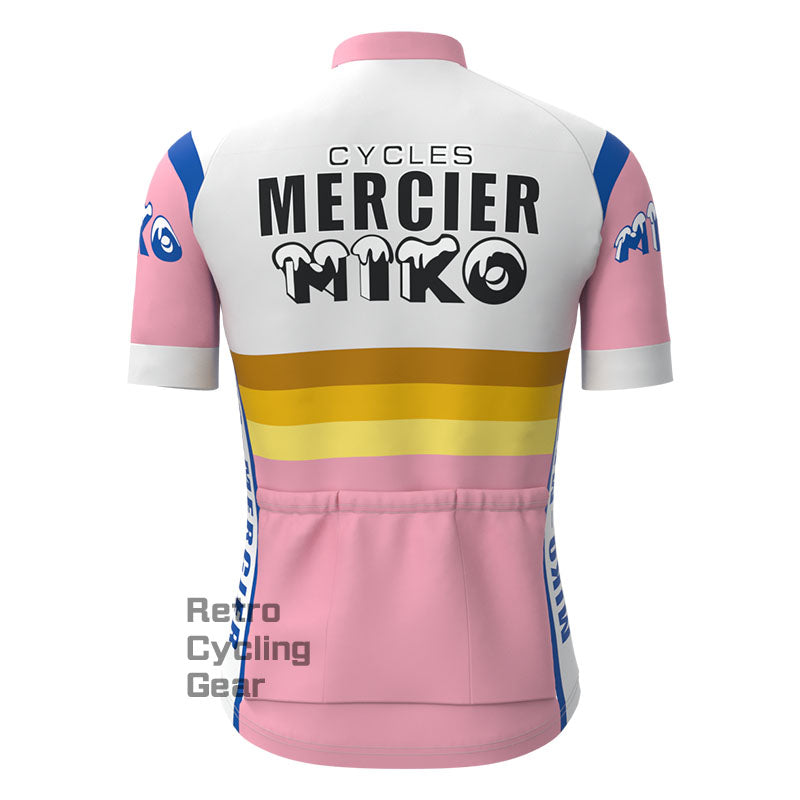 MIKO Pink Retro Short Sleeve Cycling Kit – Retro Cycling Gear