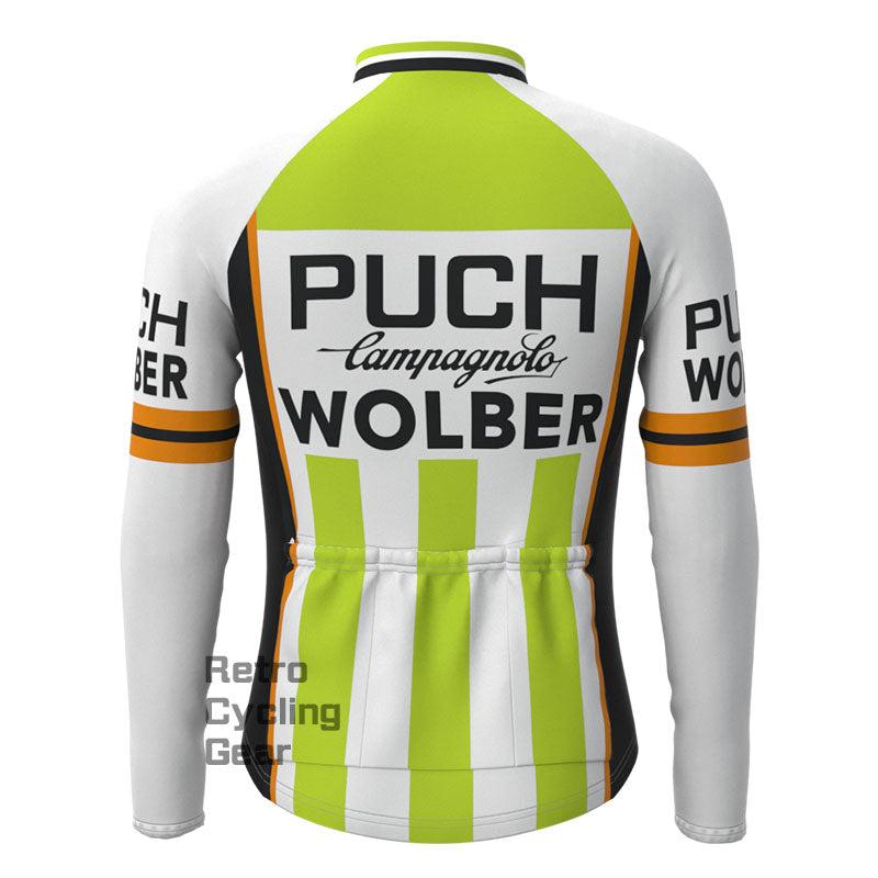 PUCH Green Stripe Fleece Retro Cycling Kits – Retro Cycling Gear