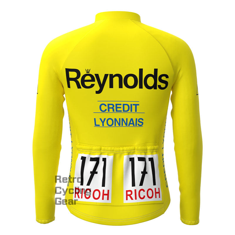 Reynolds Yellow Retro Long Sleeve Cycling Kit – Retro Cycling Gear