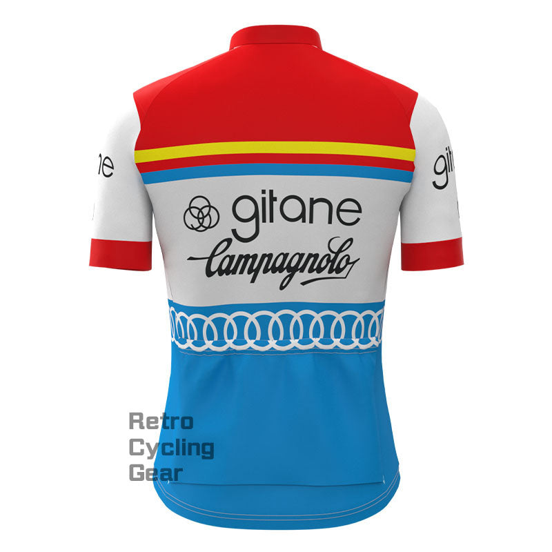 gitane Red Blue Retro Short Sleeve Cycling Kit – Retro Cycling Gear