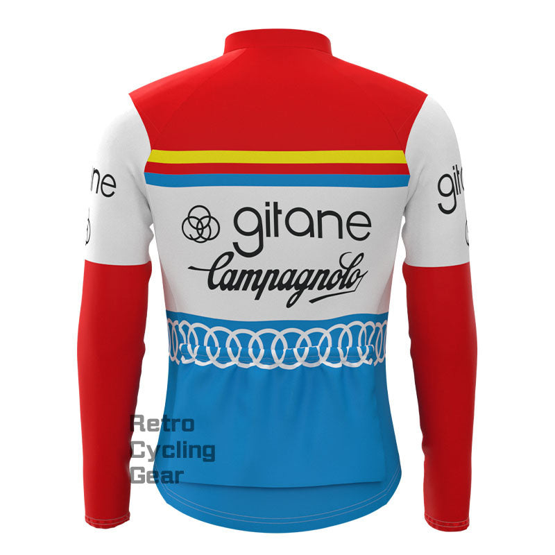 gitane Red Blue Fleece Retro Cycling Kits – Retro Cycling Gear